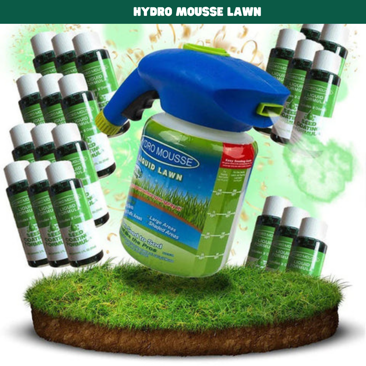 Hydro Mousse™ - Vloeibare spray voor gras en gazon – Lena Outlet